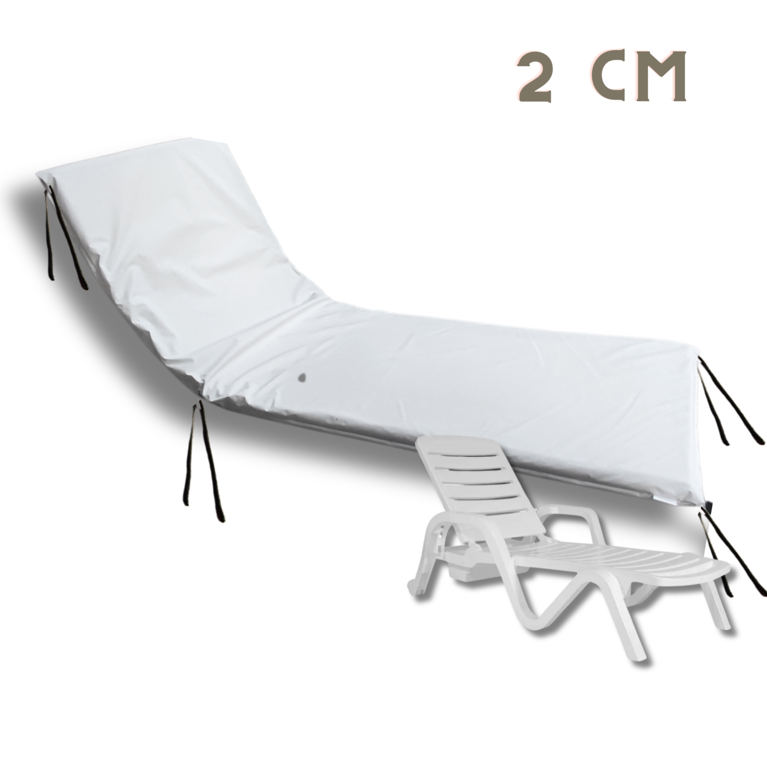 Colchoneta Para Reposera 100% Impermeable (180x60x2cm)